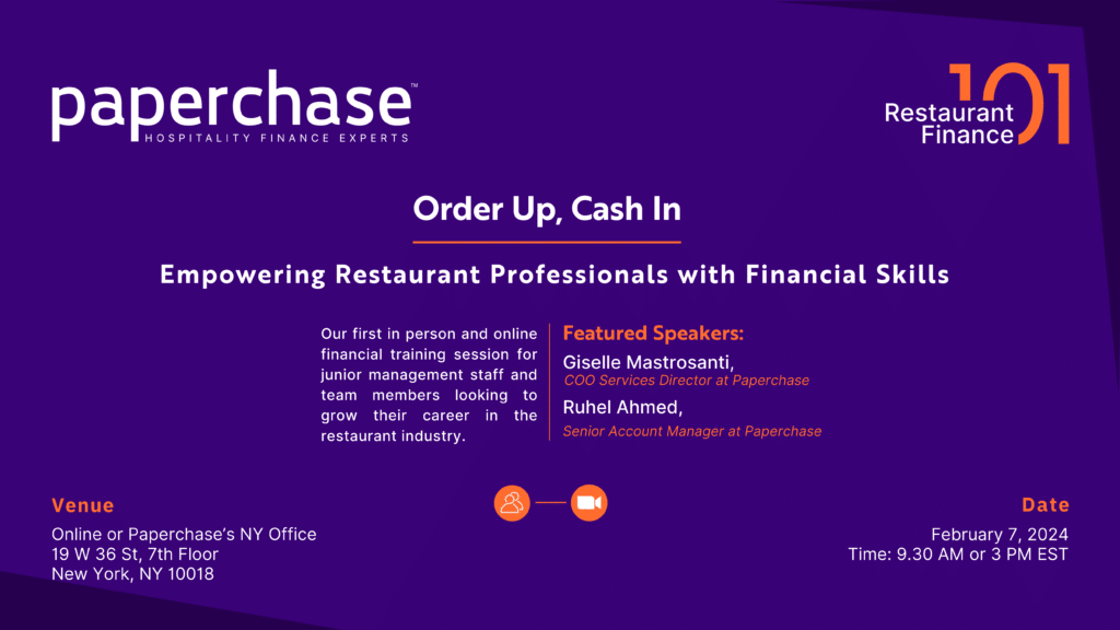 Webinars - Paperchase Hospitality Accountancy